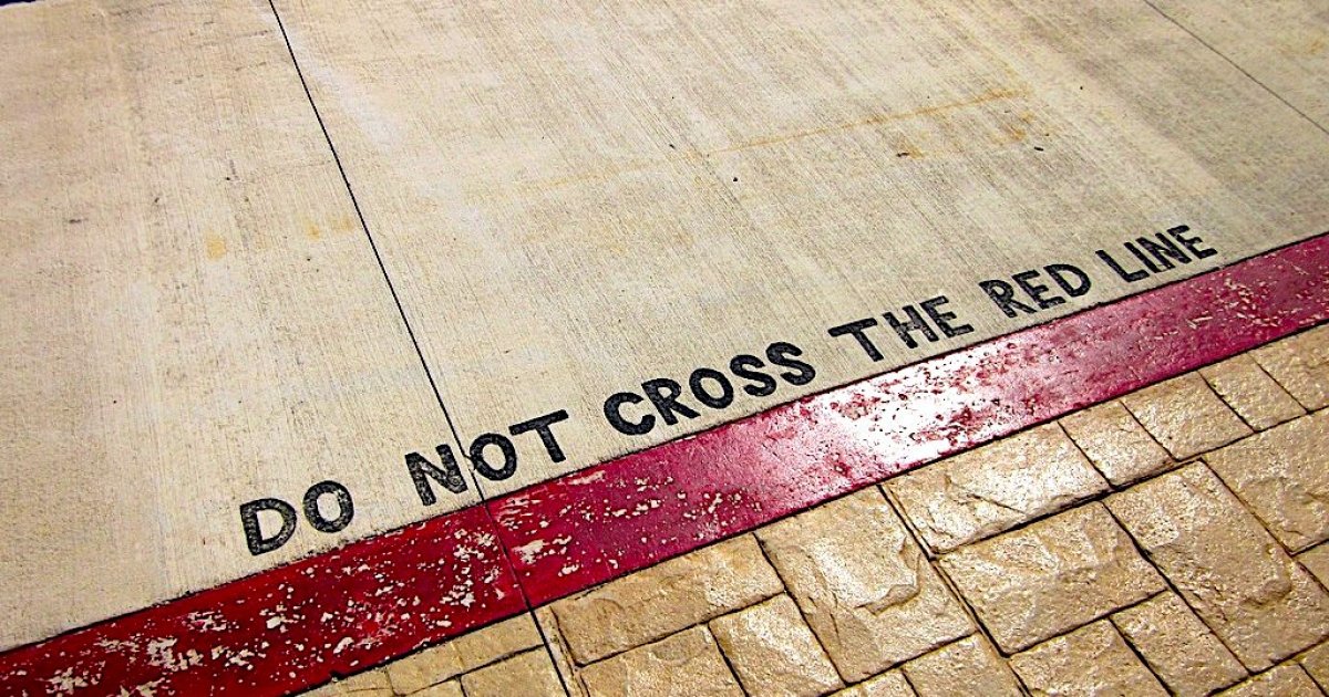 When red lines are crossed