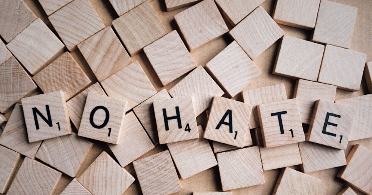 Zero tolerance for hate speech