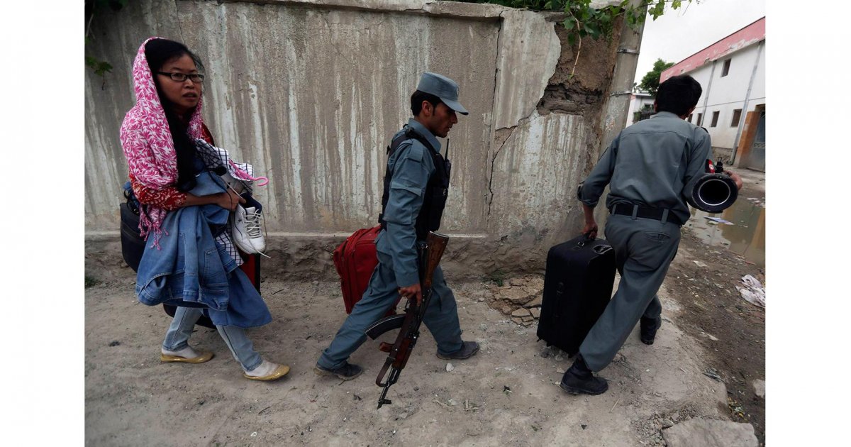 Taliban attack UN compound in Kabul