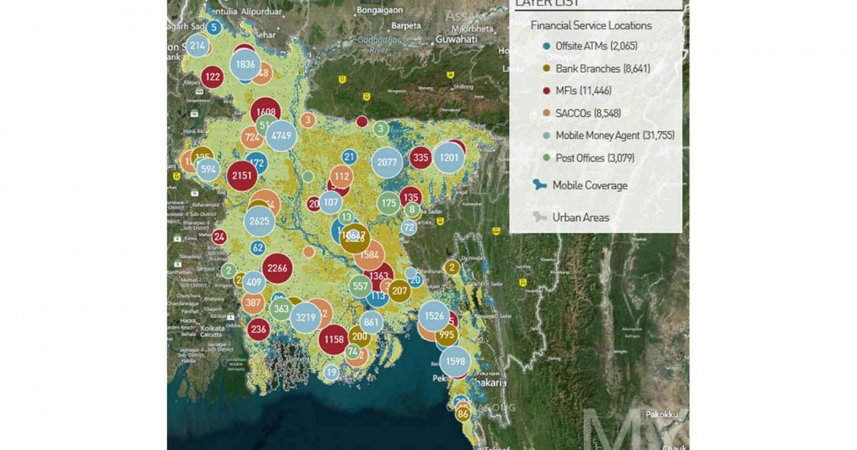 Digital map of financial services launched