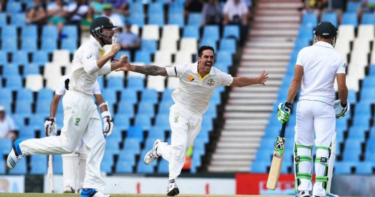 Johnson blasts through South African batting