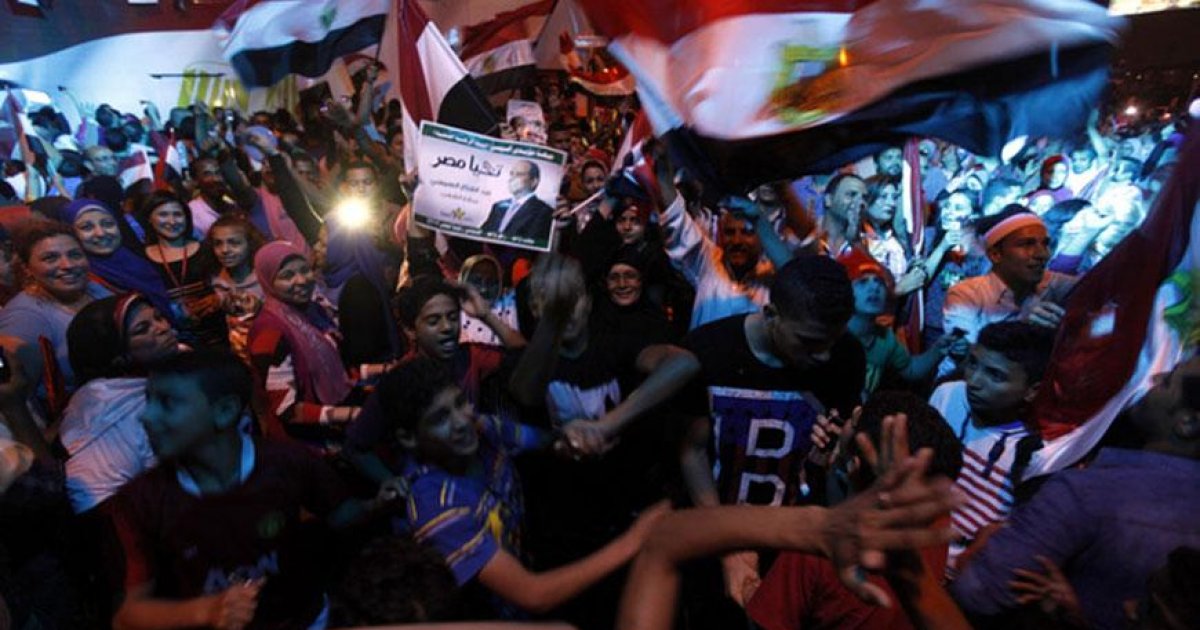 Egyptians protest after Sisi election victory
