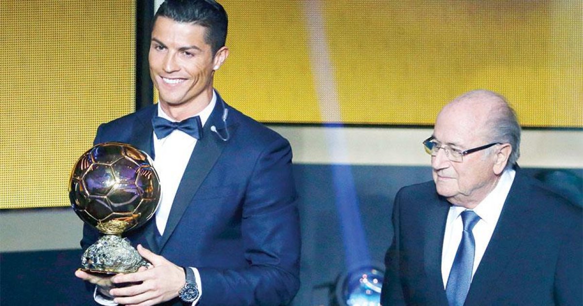 Ronaldo wins Ballon d’Or award again