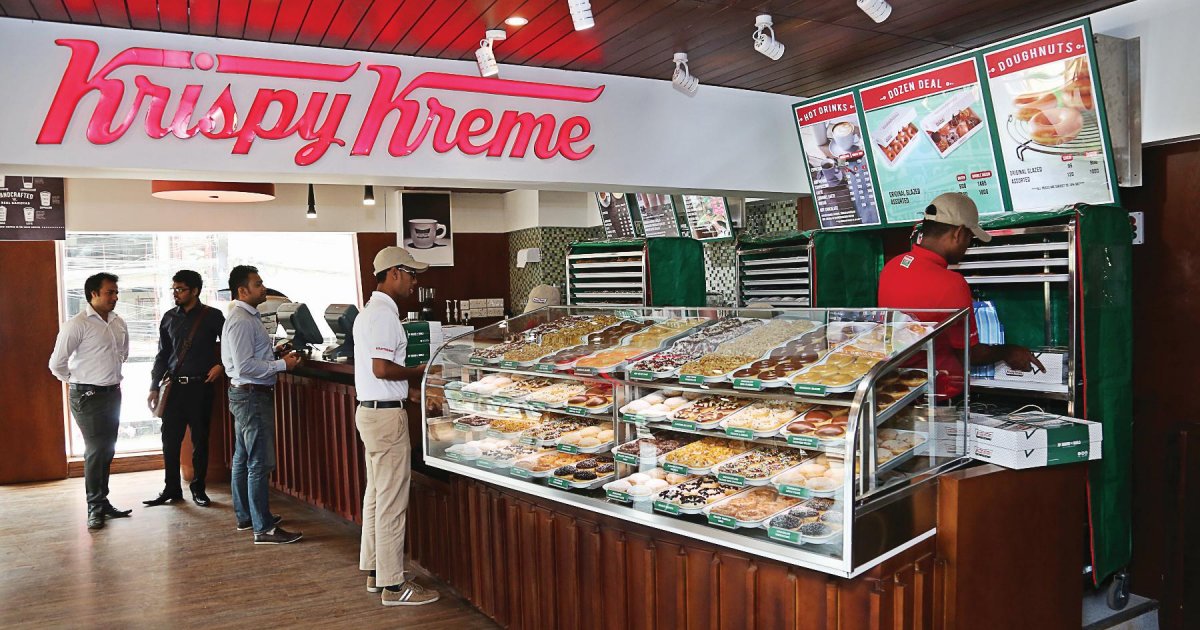Krispy Kreme starts its journey