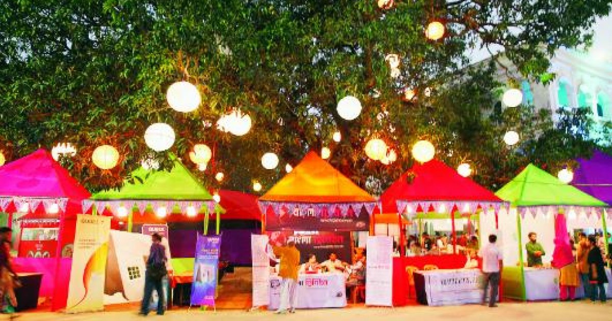 Chilling at the Lit Fest