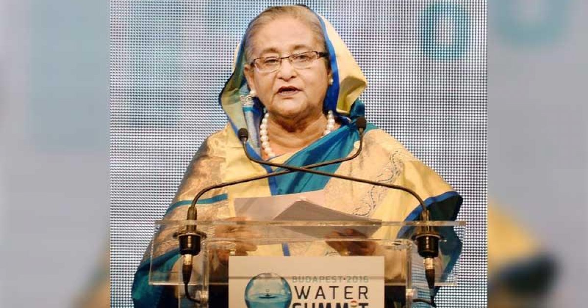 Hasina seeks comprehensive global efforts for water management
