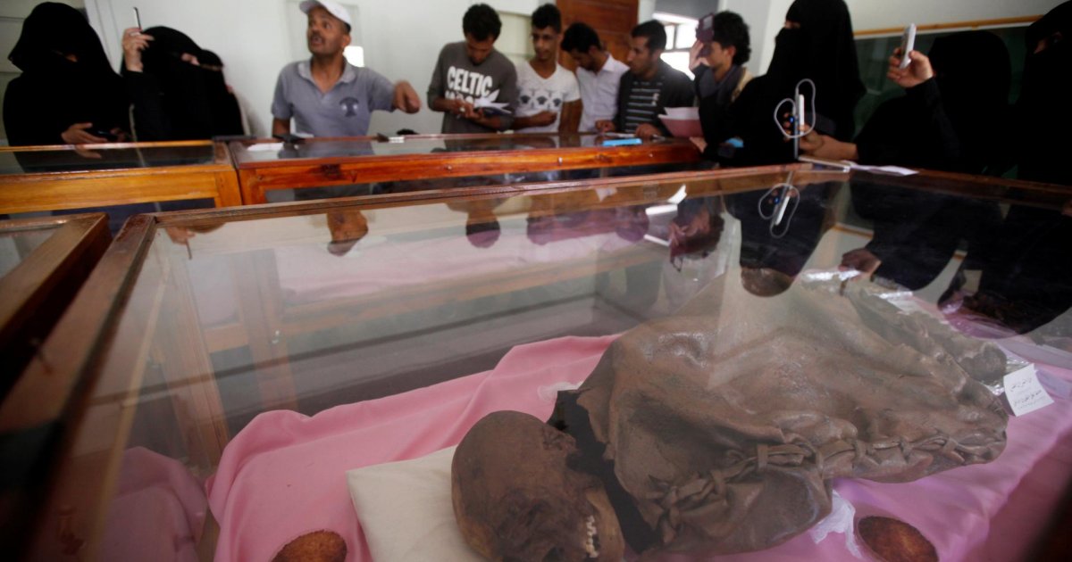 Ancient mummies rot as Yemen war vexes even the dead