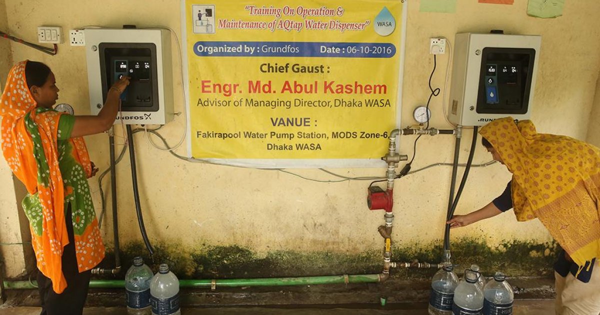 In pictures: Wasa introduces water ATMs