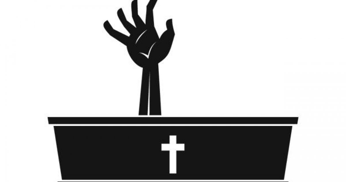 A moving coffin