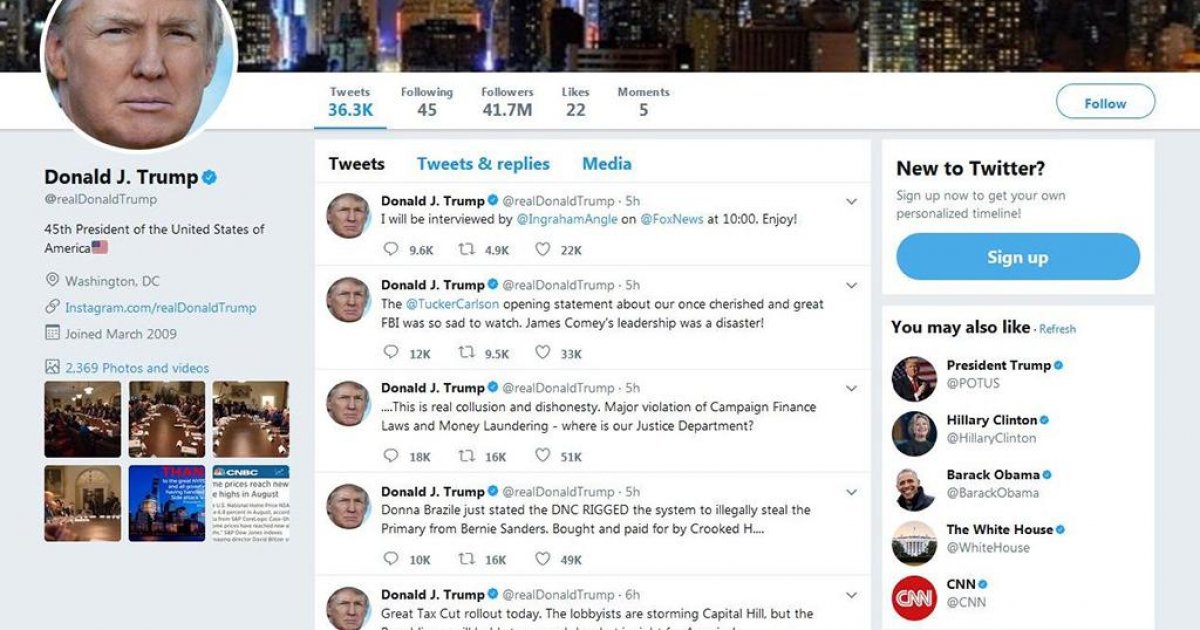Kremlin: We see Trump's tweets as official statements