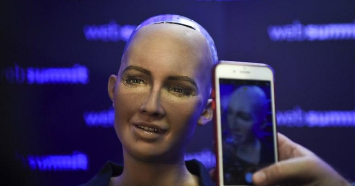 Humanoid Robot Sophia In Dhaka