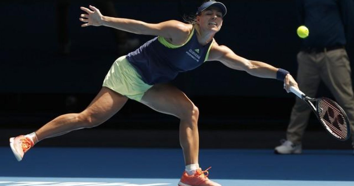 Kerber crushes Keys to reach Melbourne Park semis