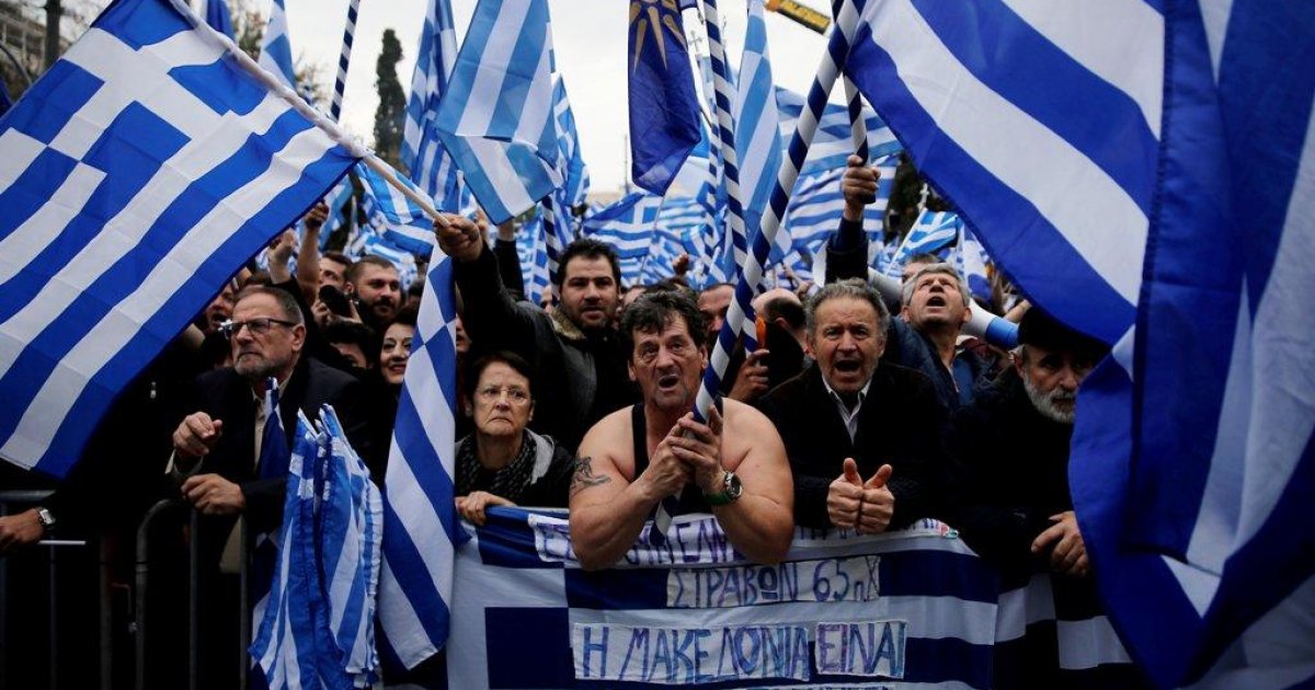 Greeks rally in Athens over Macedonia name row