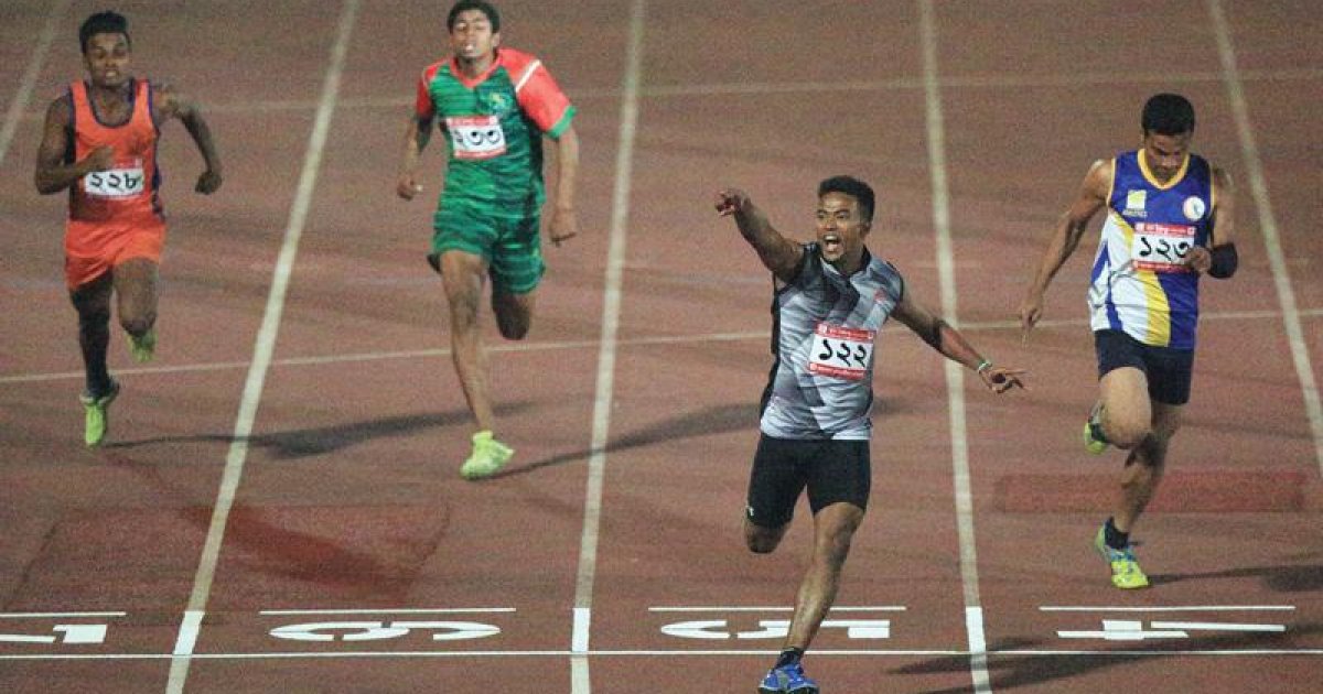 Hasan, Rupa clinch 100m titles