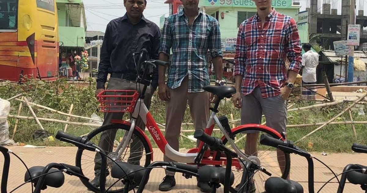 First bicycle sharing app launched