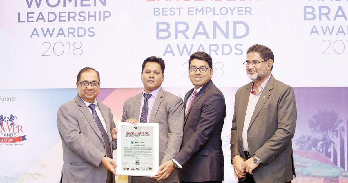 MetLife Bangladesh wins Best Employer Brand Award-2018