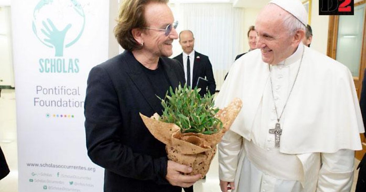 Bono saw 'pain' on pope's face over abuse scandals