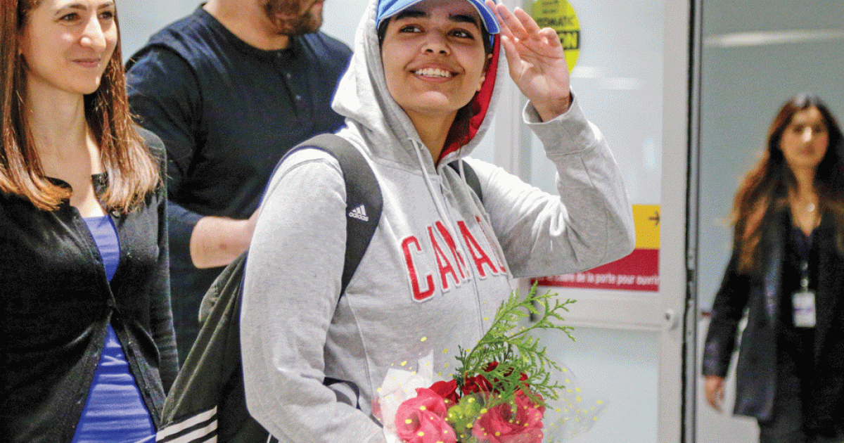 Saudi teen al-Qunun welcomed as 'brave new Canadian' in Toronto