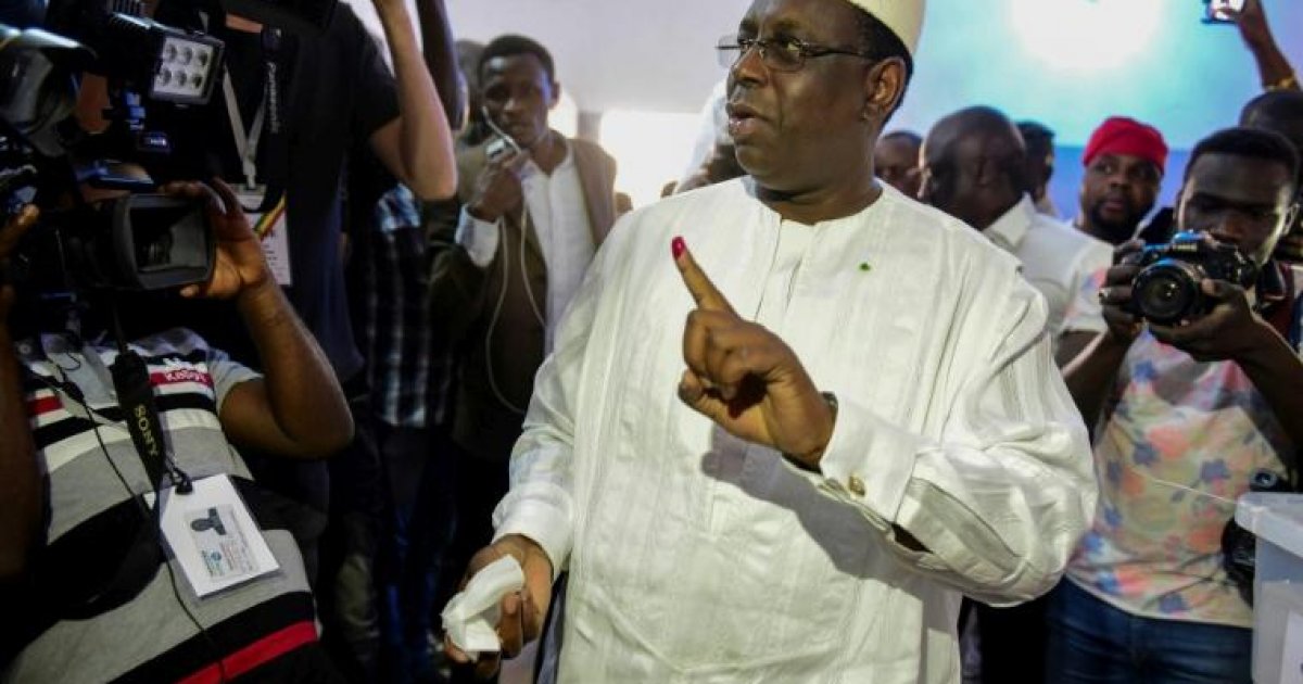 Senegal's Sall wins re-election in first round