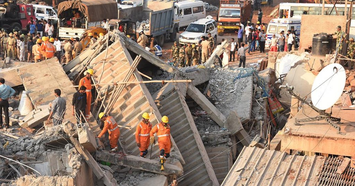 11 dead, 50 rescued after India building collapse