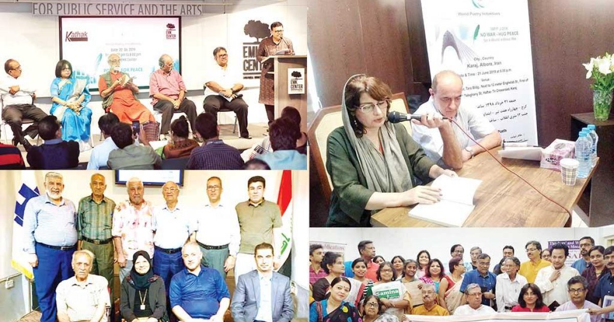 Poets in Bangladesh celebrate World Festival of Poetry denouncing war