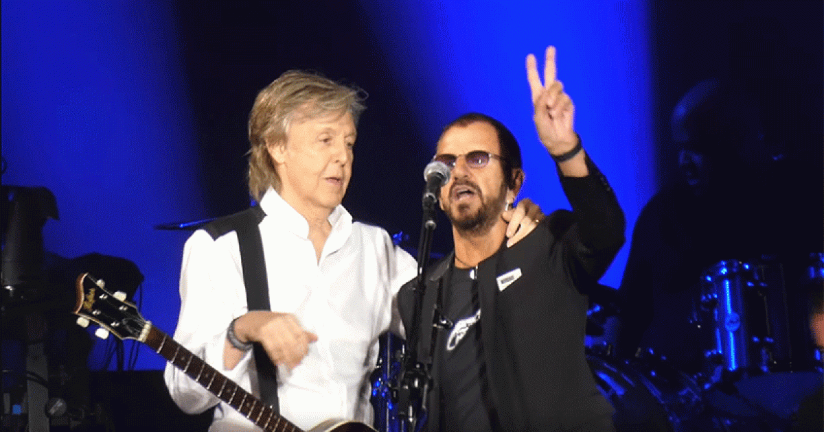 Paul McCartney performs The Beatles’ classics with Ringo in LA