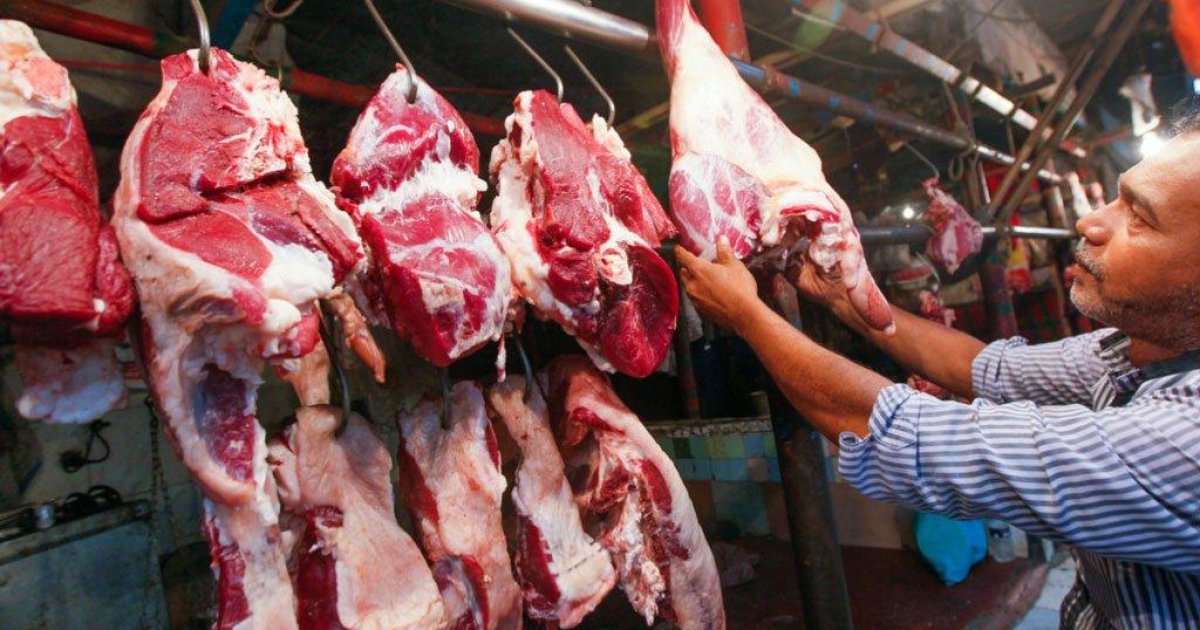 Why is red meat in Bangladesh more expensive than the global average?