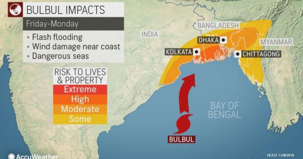Cyclone Bulbul claims 4 lives in India