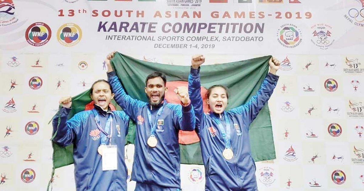 SA Games 2019: Hat-trick of golds for Bangladesh in karate