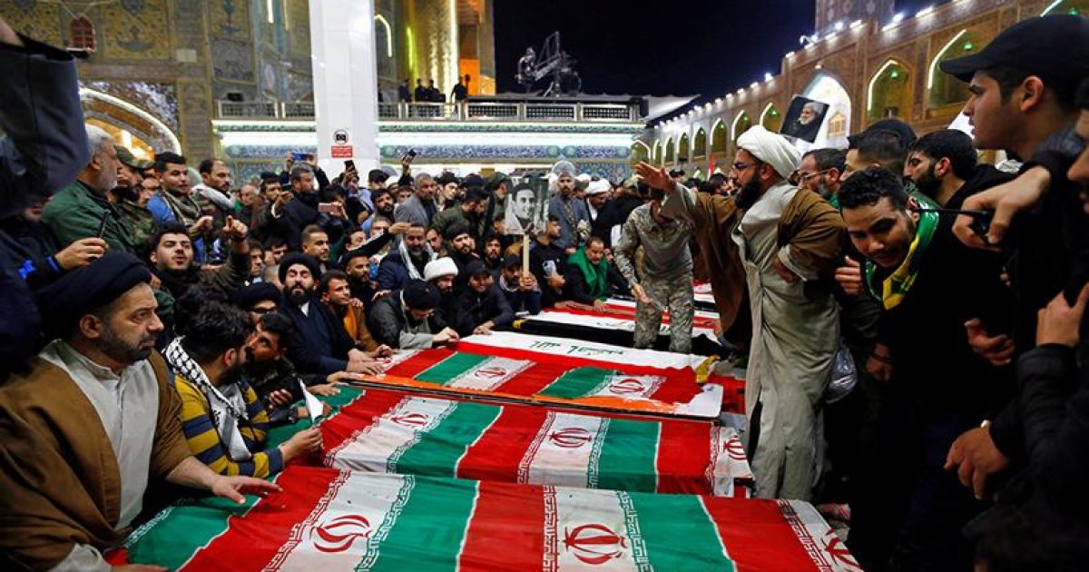 Qassem Soleimani's body returned to Iran