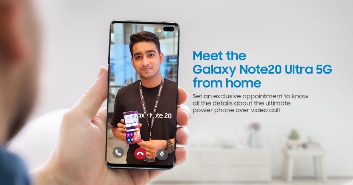 Samsung’s launches 'Meet the Galaxy Note 20 Ultra 5G from home'