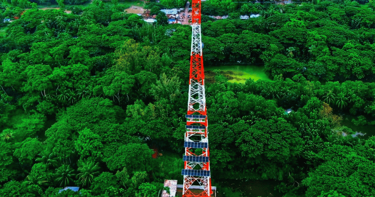 edotco Bangladesh builds first hybrid solar-wind tower
