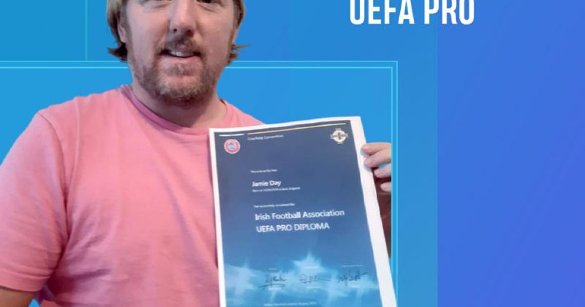 Jamie joins Uefa Pro club
