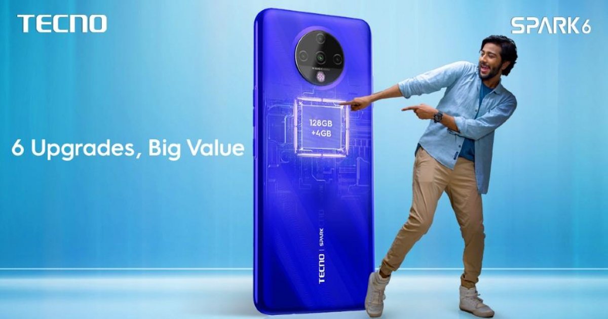 Tecno launches Spark 6 with upgraded functions