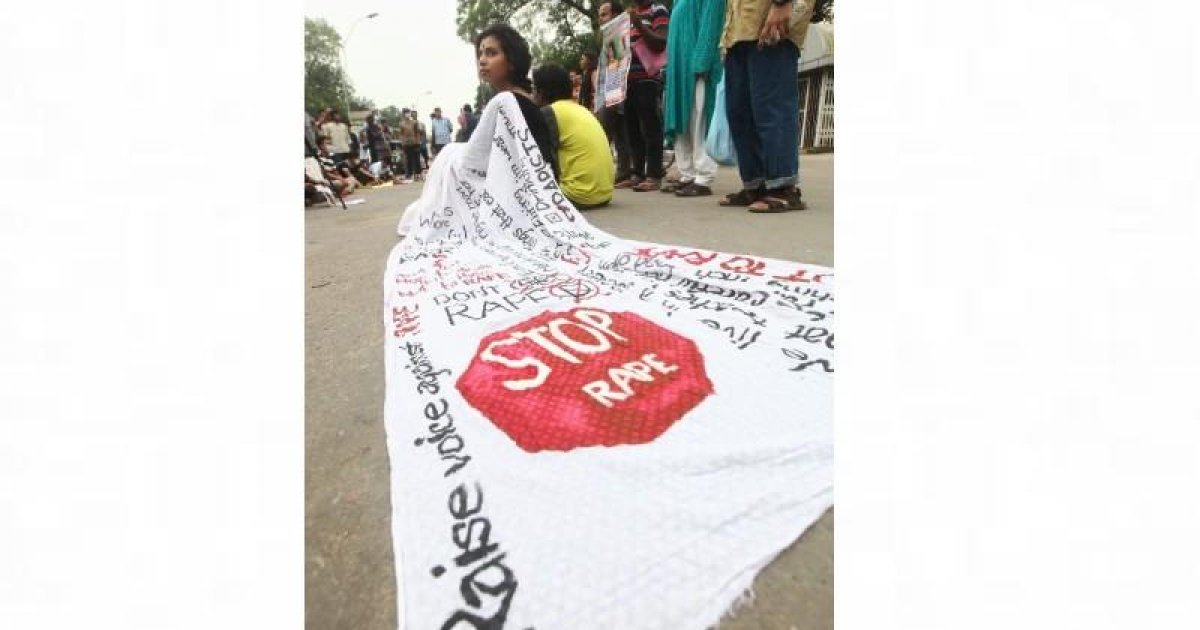 In pictures: Protest against rape
