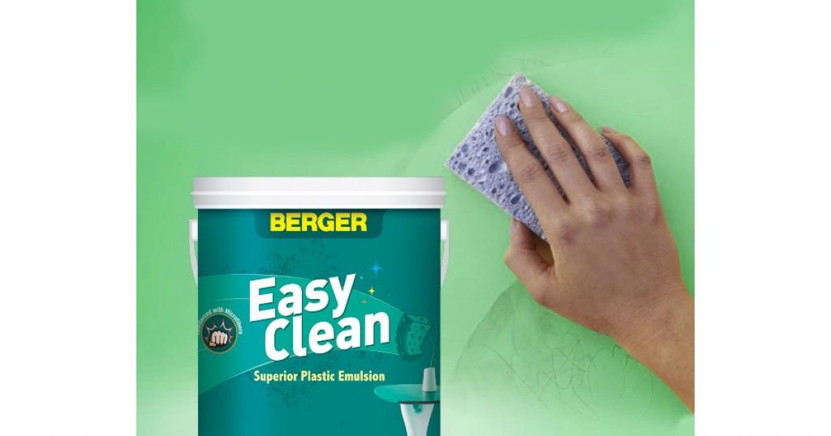 Berger Easy Clean: Cleaning walls made easy