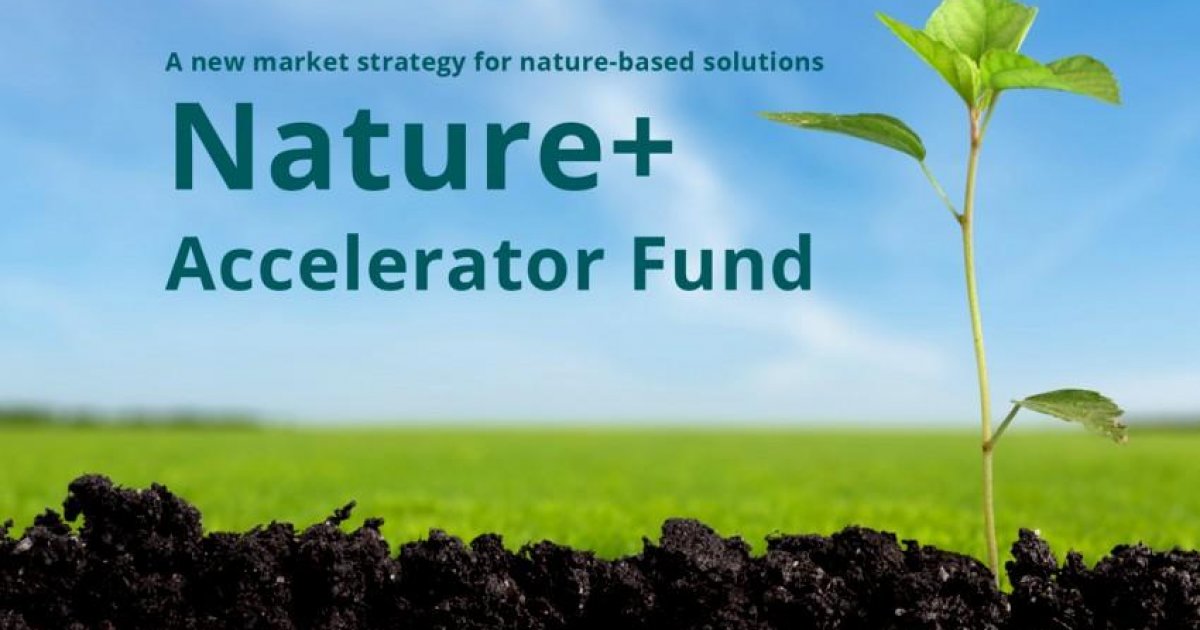 Nature + Accelerator Fund is a novel financial mechanism to bring the ...