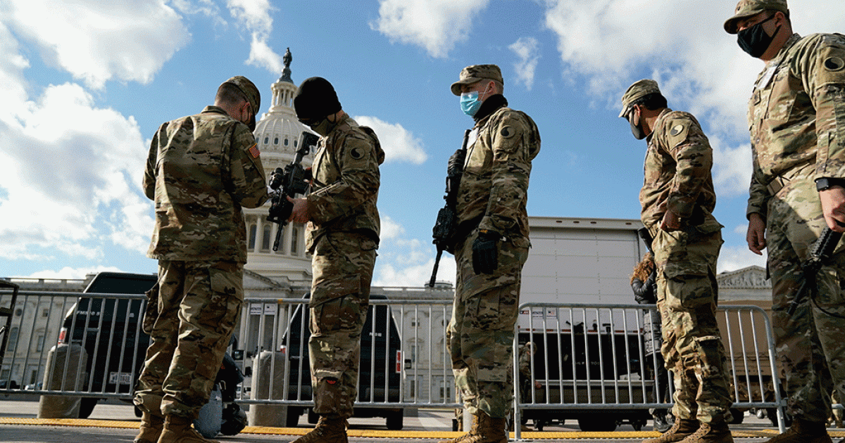 FBI screens troops ahead of US inauguration