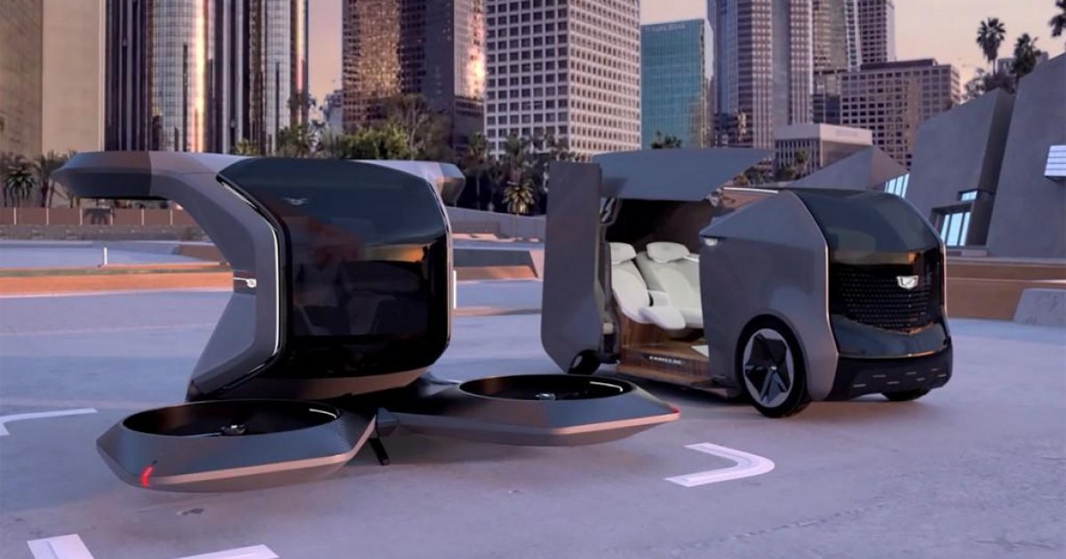 General Motors unveils Cadillac flying car concept