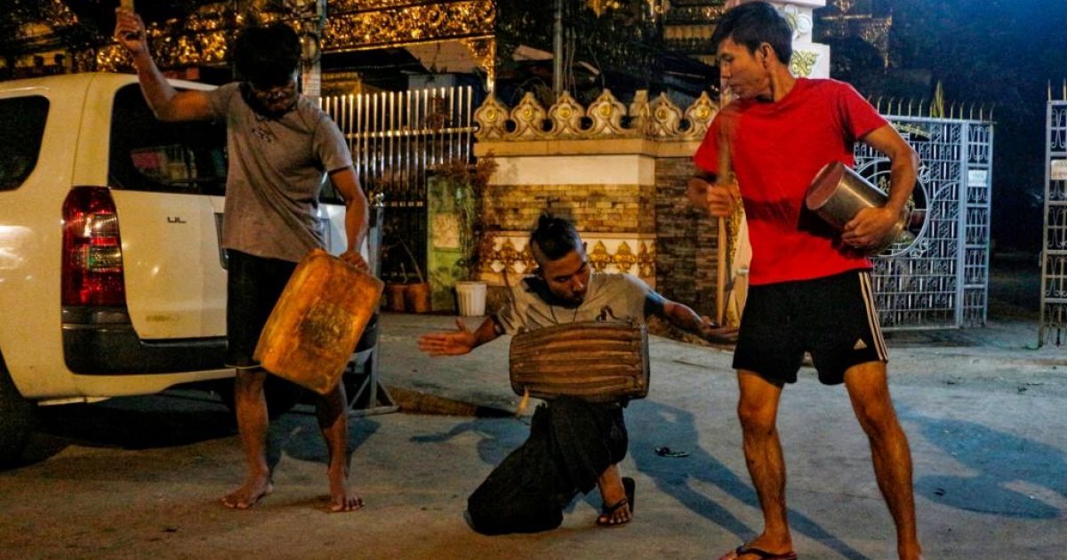 Anti-coup protests echo through Yangon