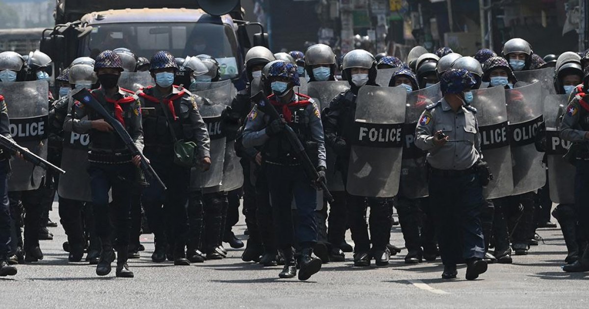 Myanmar police fire into air to disperse protests as Suu Kyi's lawyer ...