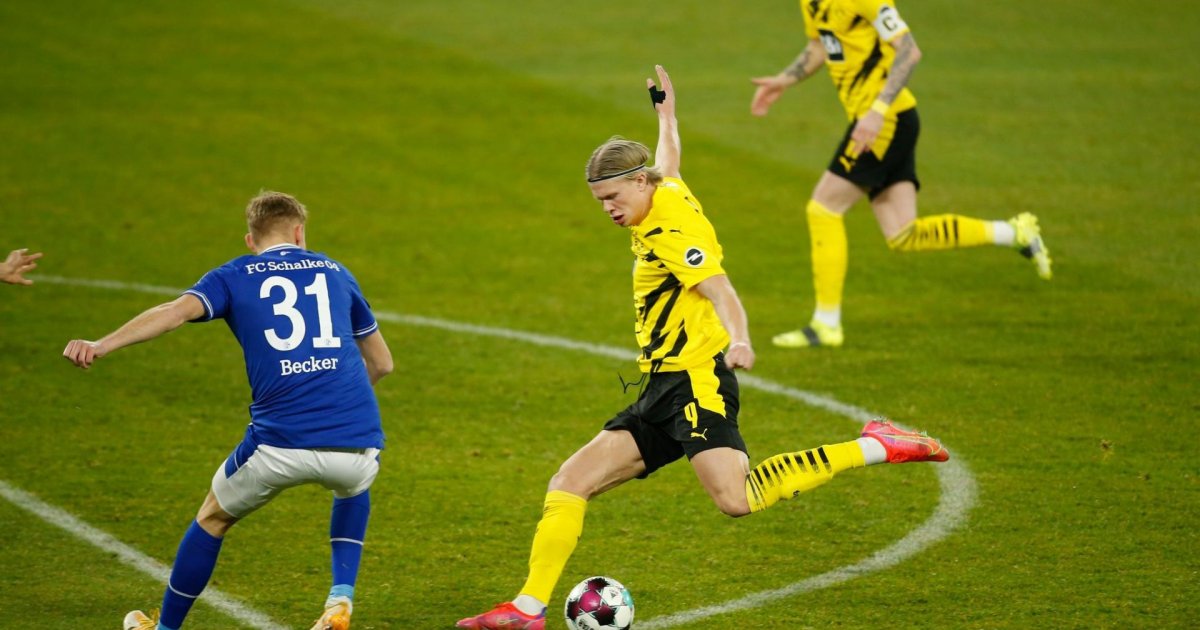 Haaland leads Dortmund to Ruhr derby win