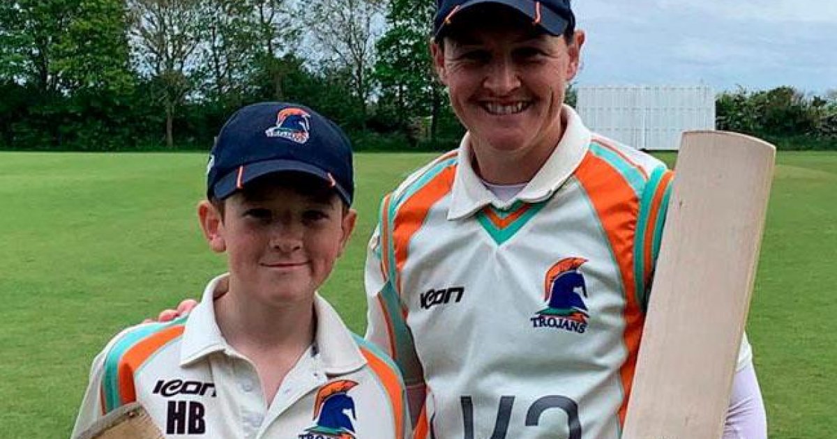 Former England cricketer proud of mother and son century stand