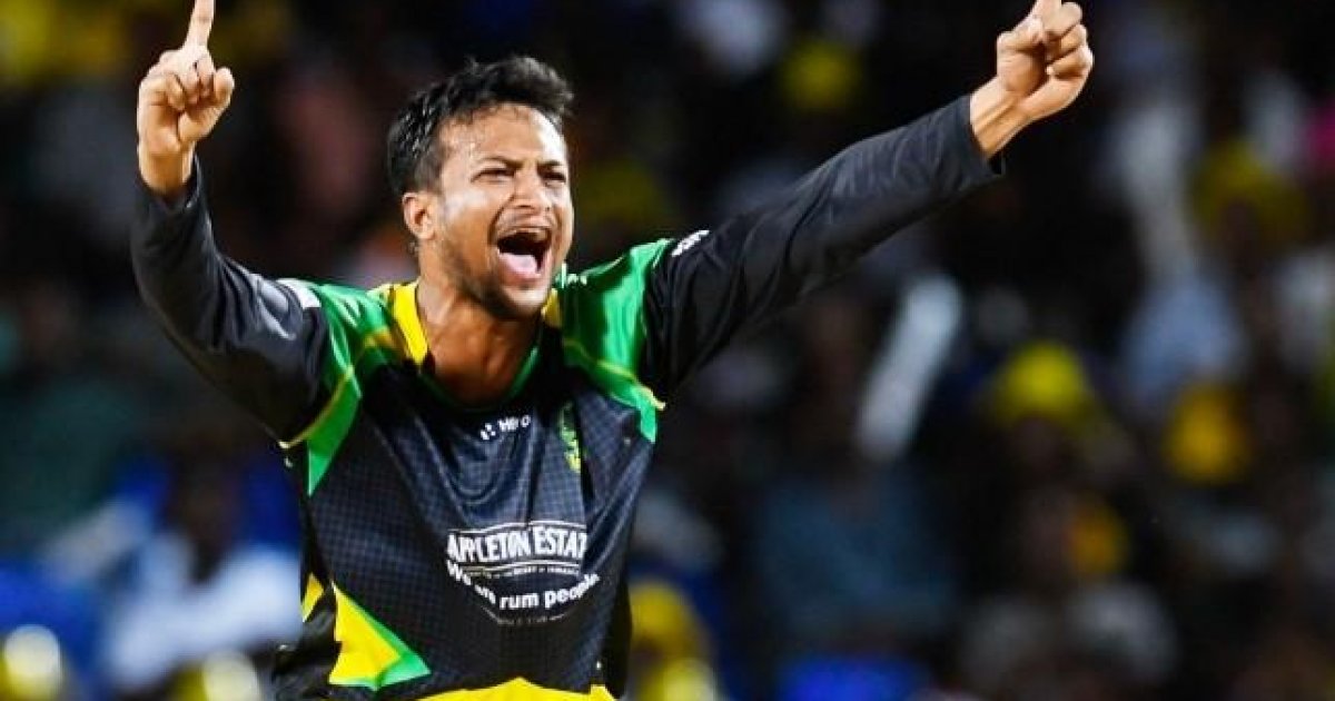 Shakib to play for Jamaica in CPL