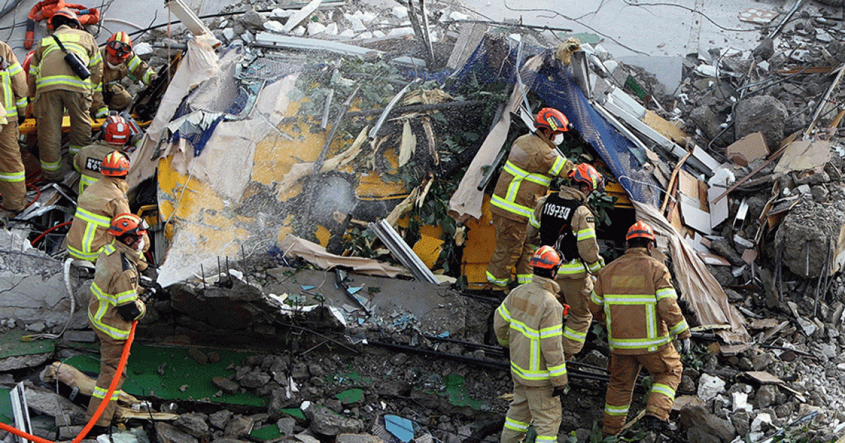 South Korea building collapse kills 9
