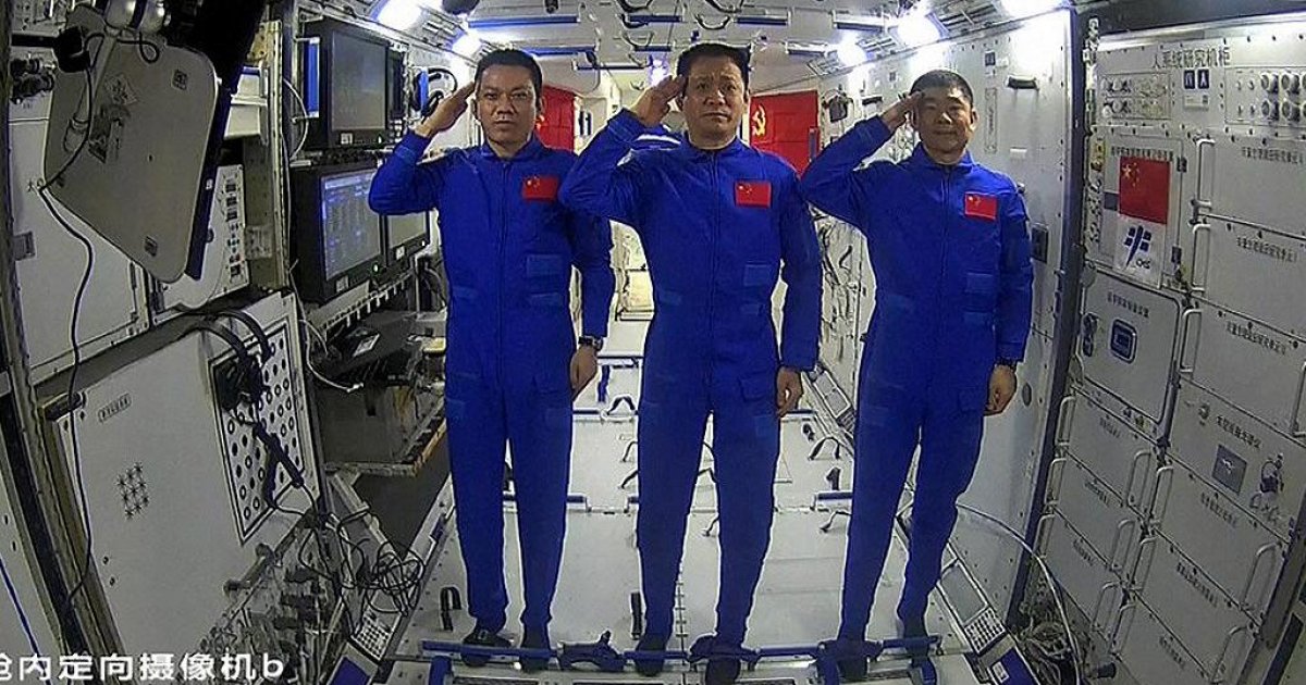 Astronauts complete first spacewalk at China's new Tiangong station