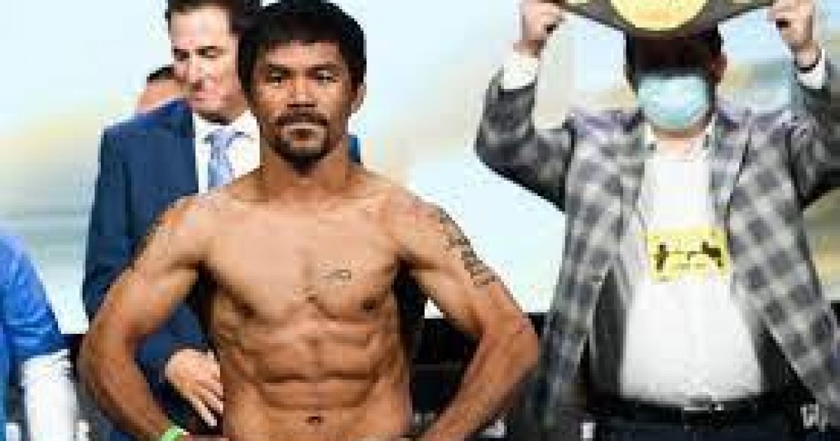 Pacquiao makes weight for welterweight title fight