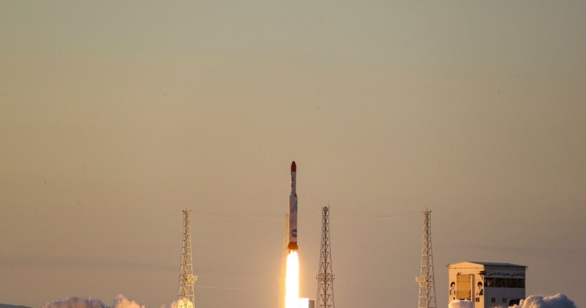 Iran sends rocket into space