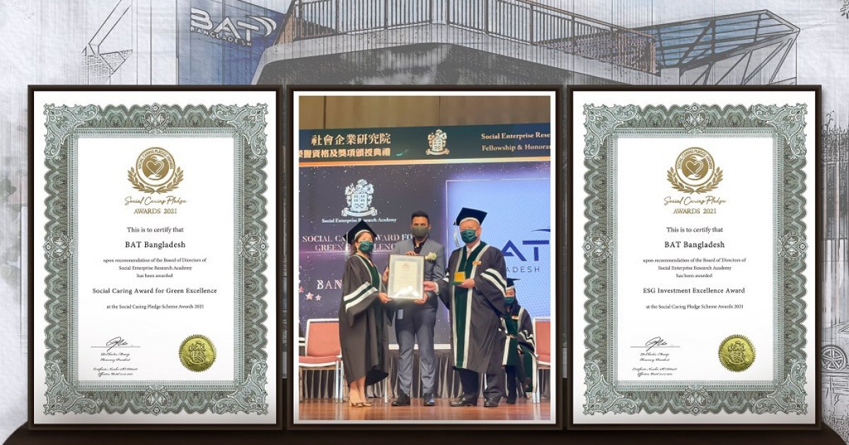 BAT Bangladesh honoured with Green Excellence, ESG Investment ...