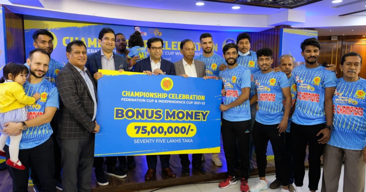 Abahani family celebrates double, with all eyes on treble